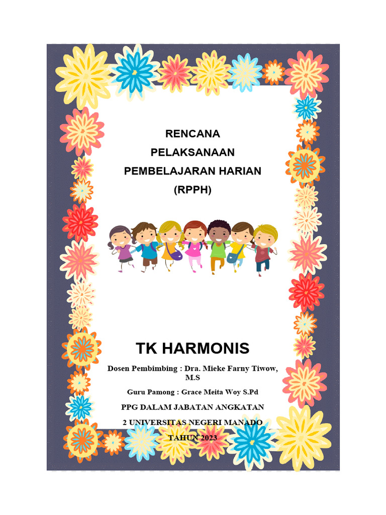 RPPH Pembelajaran Binatang Sapi TK | PDF