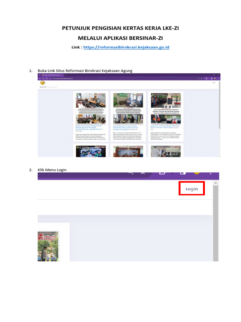Petunjuk Pengisian Kertas Kerja Lke | PDF