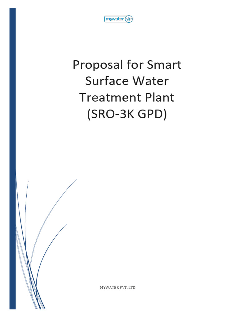 3K GPD - Smart RO Water Treament System | PDF | Pump | Water