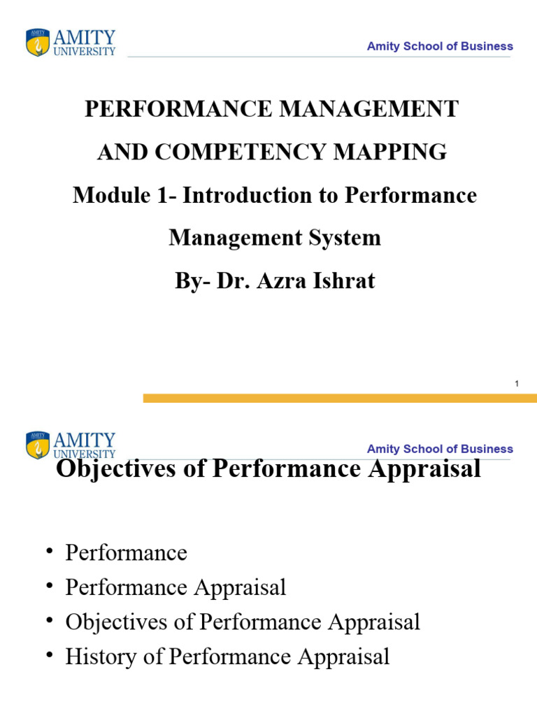 Module 1 - Concept, Objectives, Historical Review of PA | PDF | Performance Appraisal ...