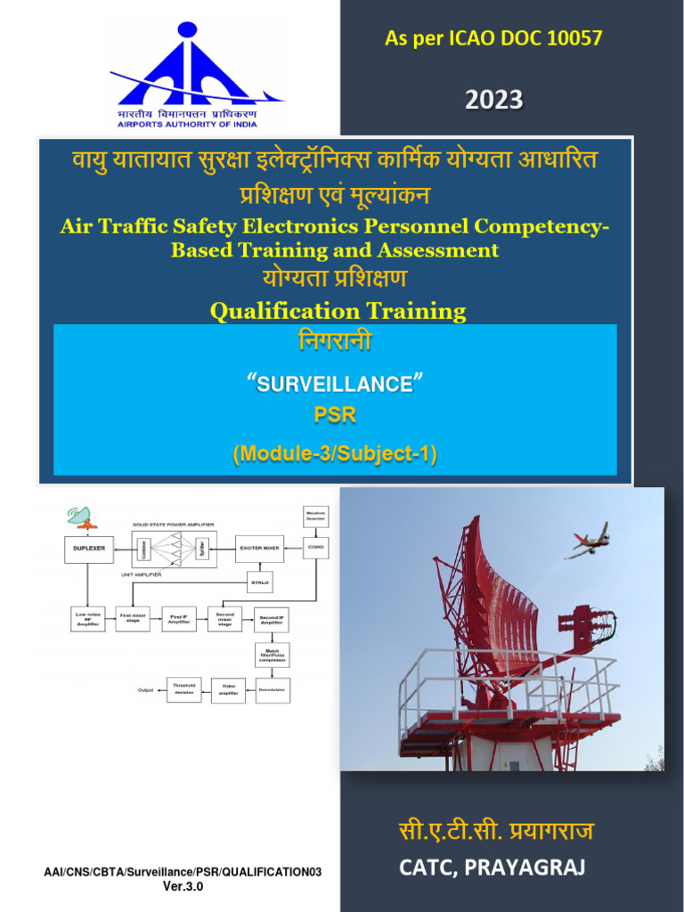 PSR (Module-3/Subject-1) : As Per ICAO DOC 10057 | PDF | Radar ...