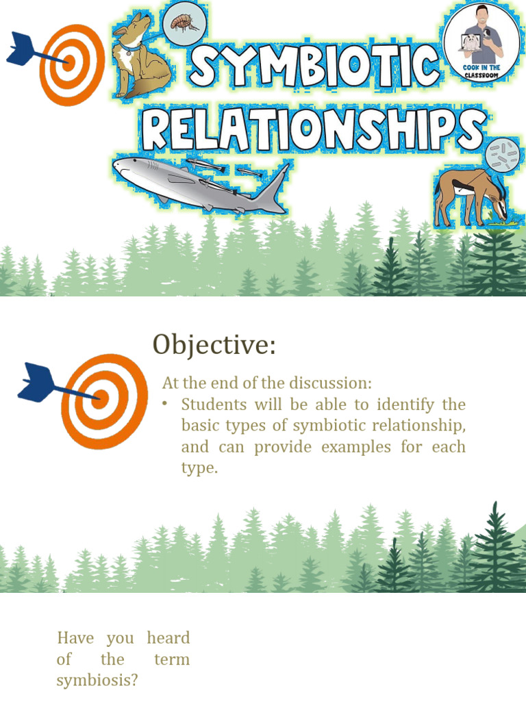 Symbiotic Relationship | PDF | Symbiosis | Nature