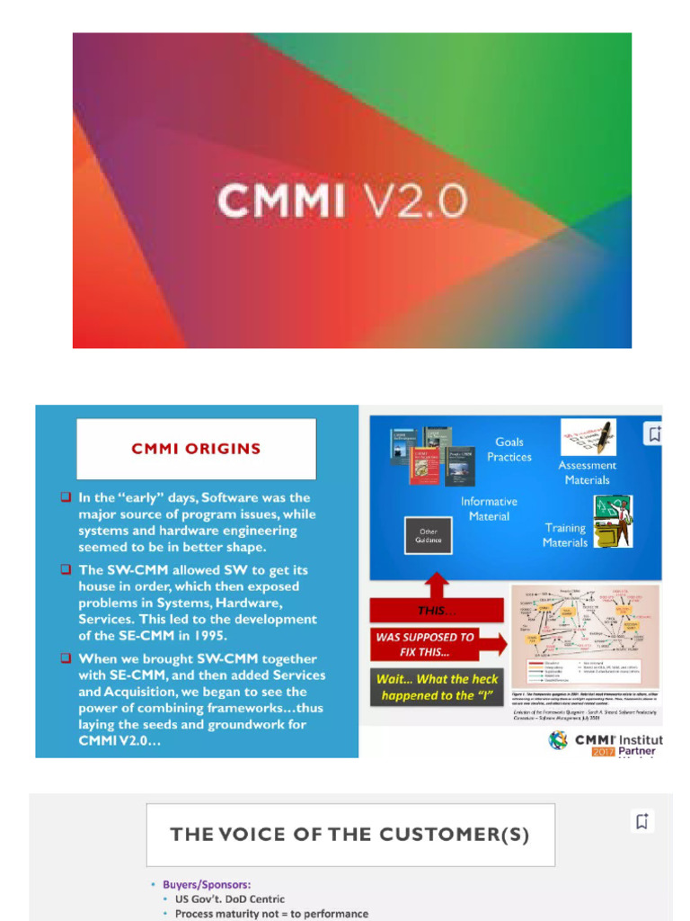 Cmmi 2.0 | PDF