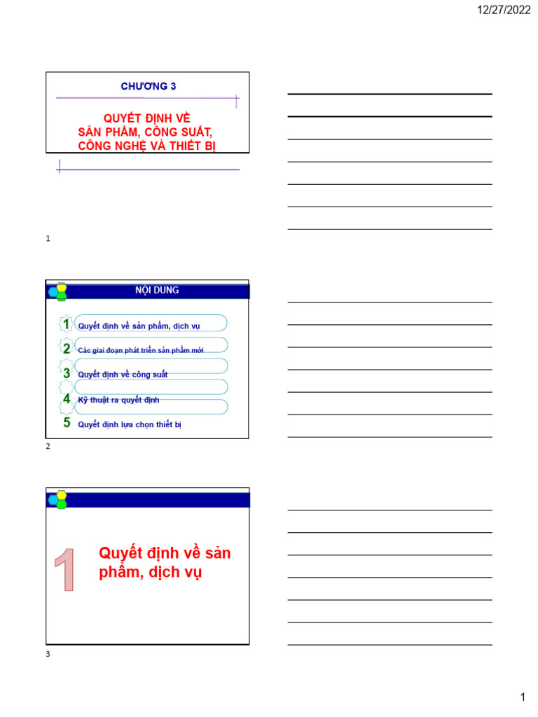 Chuong 3 - Lua Chon Quy Trinh San Xuat | PDF