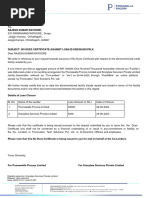 Bank Noc Format | PDF | Lease | Deed