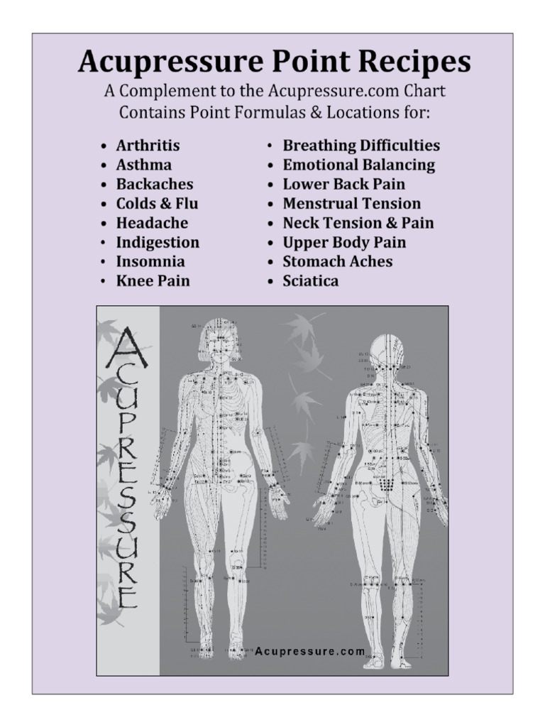 Acupressure Booklet | PDF