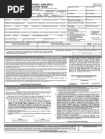 Multi-Purpose Loan Application Form: (Mplaf) | PDF | Loans | Business