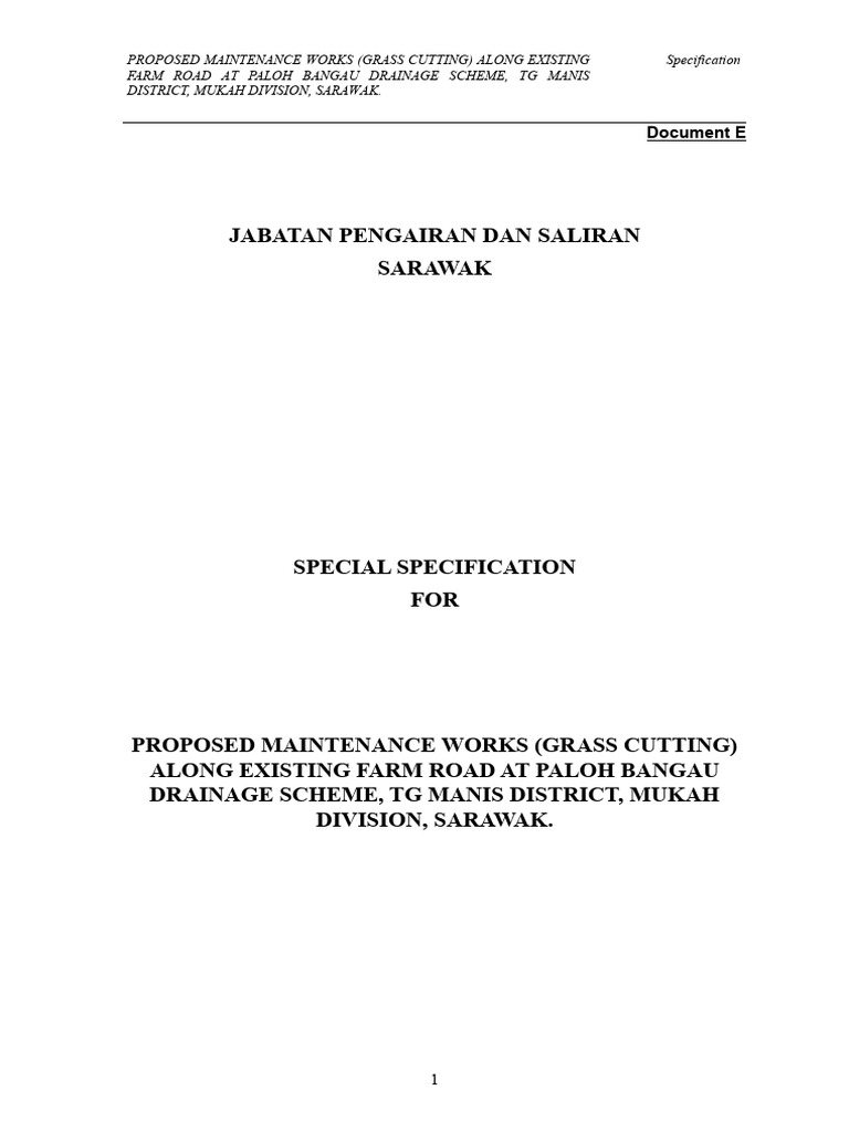 Specifications | PDF | Road | Specification (Technical Standard)