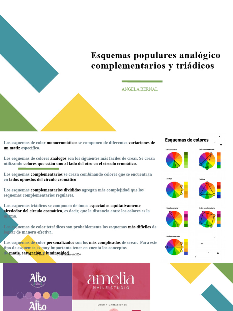 Esquemas de color triádicos y más | PDF | Arte | Poesía