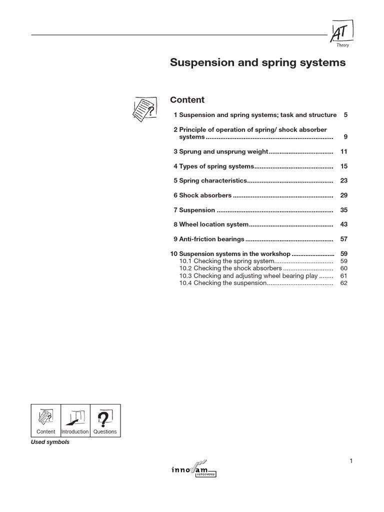 2 - 02 - Suspension and Spring Systems | PDF