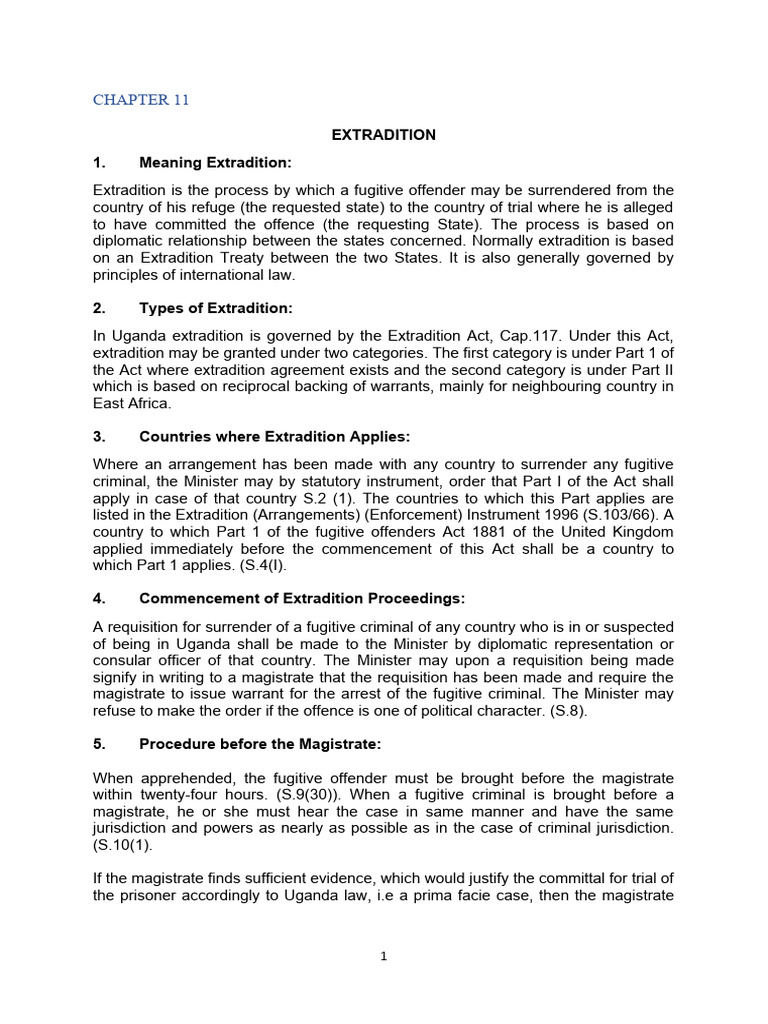 LLB3 Criminal Procedure Notes Caps11-20-1 | PDF | Bail | Plea