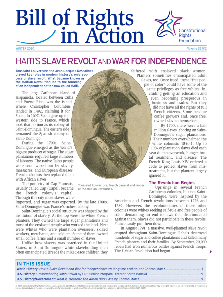 Haitis Slave Revolt | PDF | Haiti | Slavery
