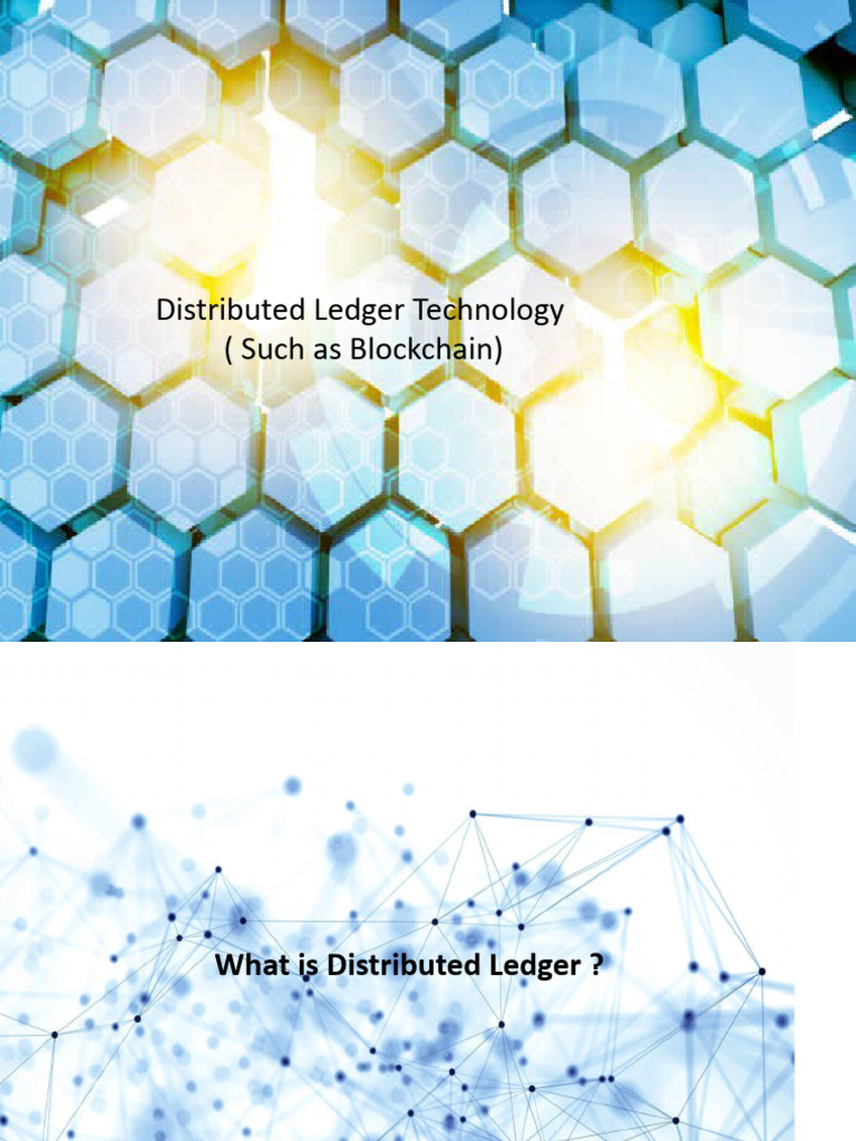 Distributed Ledger Tech 1 | PDF | Computers | Technology & Engineering