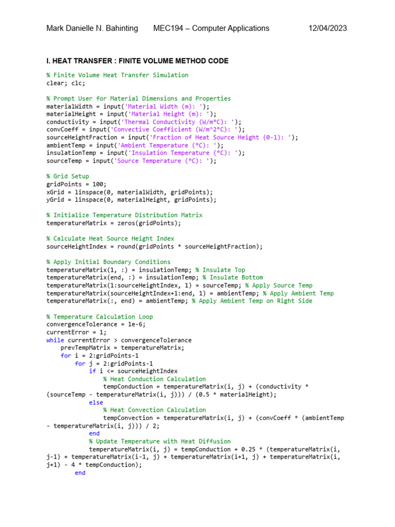 Heat Transfer & Fluid Dynamics Codes | PDF | Thermal Insulation | Heat ...