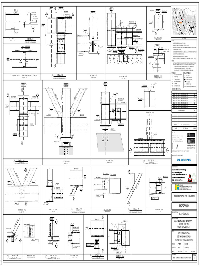 EXW-P008-0003-SE-CCC-DG-41050-010 - Rev CA | PDF | Truss | Materials