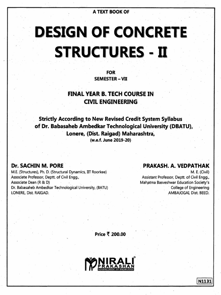 Design of concrete structures-2 | PDF
