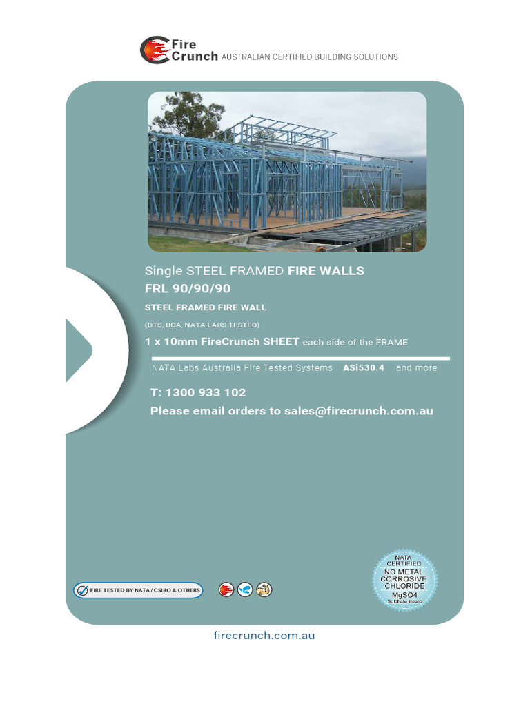 Fireproof Wall Installation Guide | PDF | Wall | Plaster