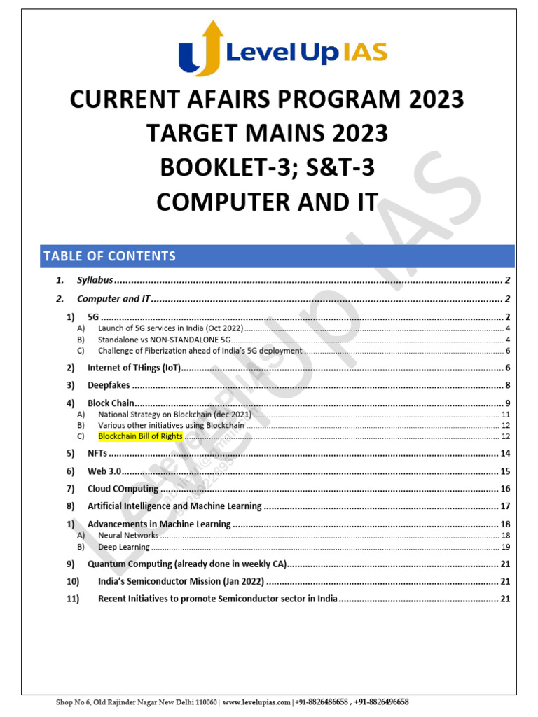 Science3 Computerit Pdf Internet Of Things 4 G