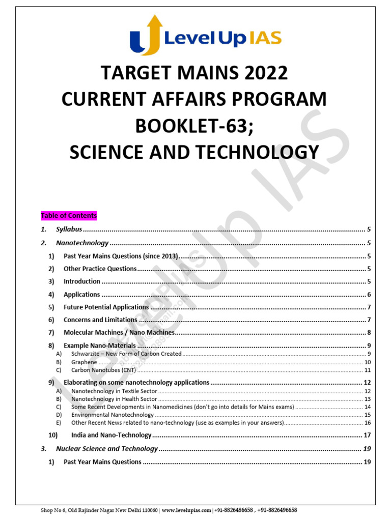 Science6 Handout | PDF | Nanotechnology | Genetic Engineering