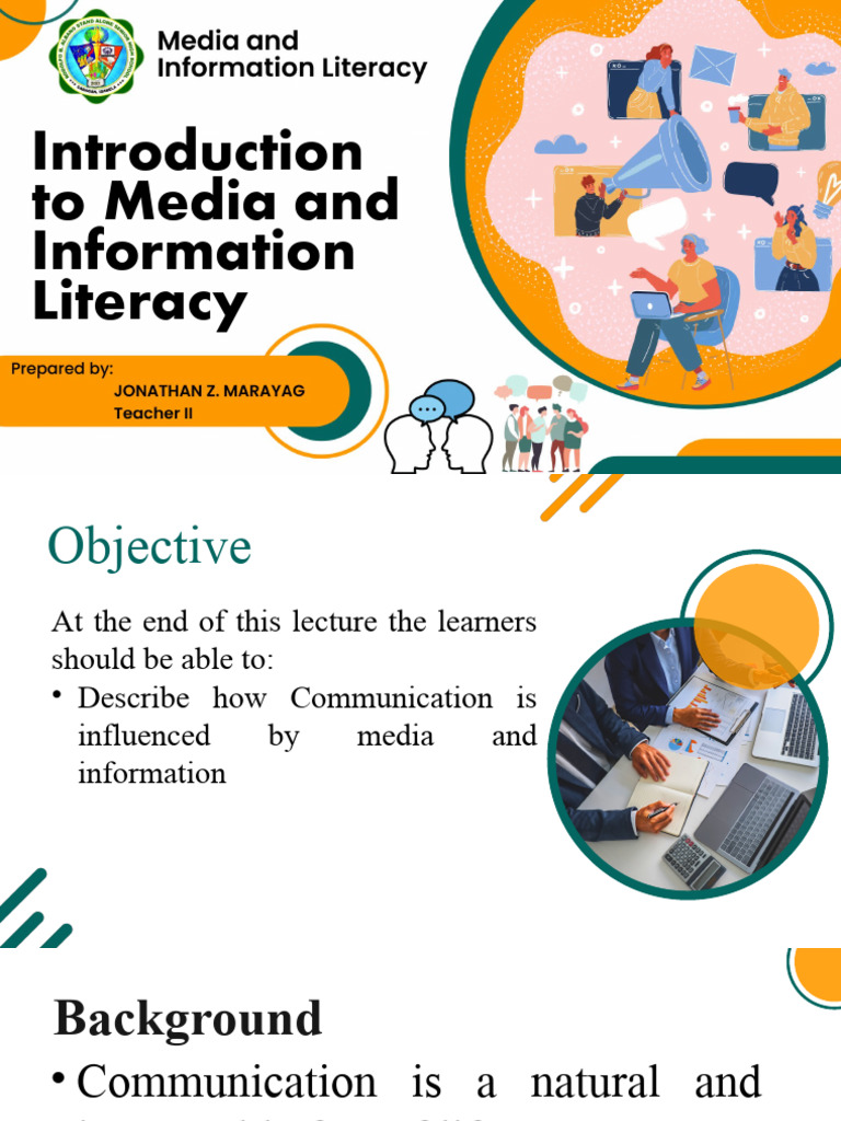 Week 1 Introduction To Media and Information Literacy | PDF ...