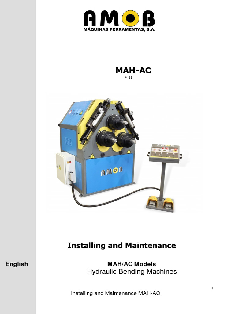 Manual MAH 80-3 AC | PDF | Pipe (Fluid Conveyance) | Electrical Connector