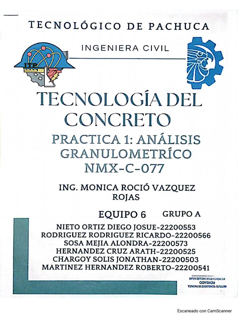 Tec Conc Analisis Granulometrico Eq 6 | PDF