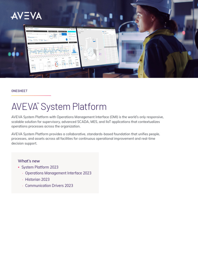 6.中央監控基本軟體+10.1-AVEVA System Platform 2023, 5K IO1K History | PDF ...