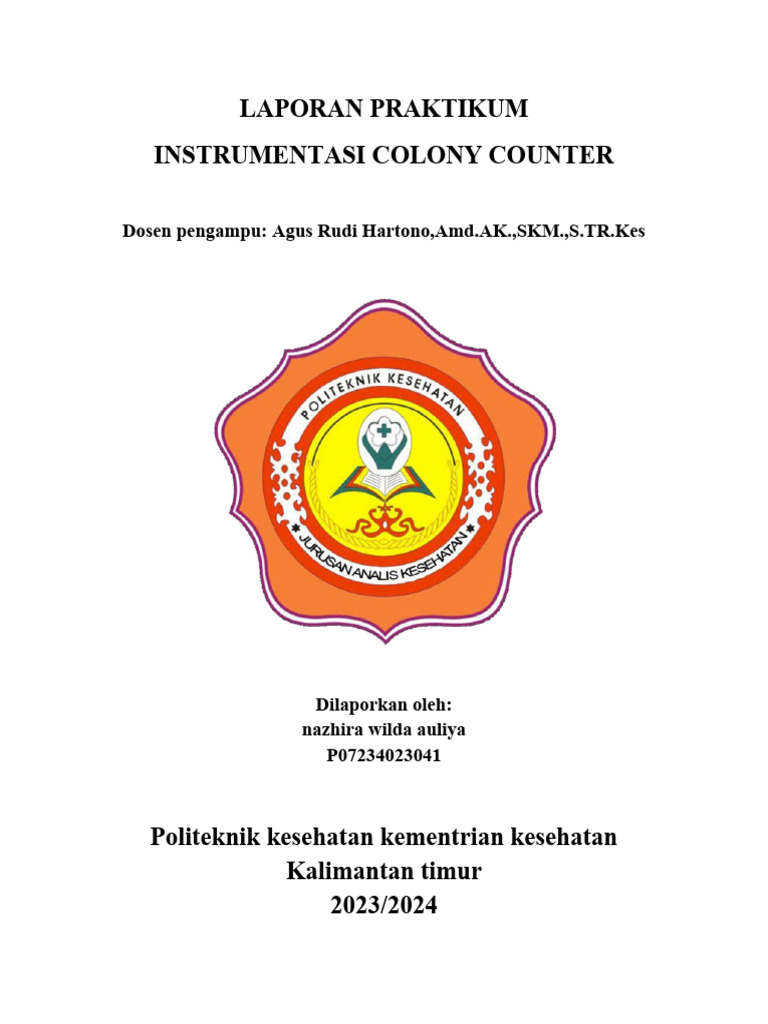 Cara Penggunaan Colony Counter Laboratorium | PDF