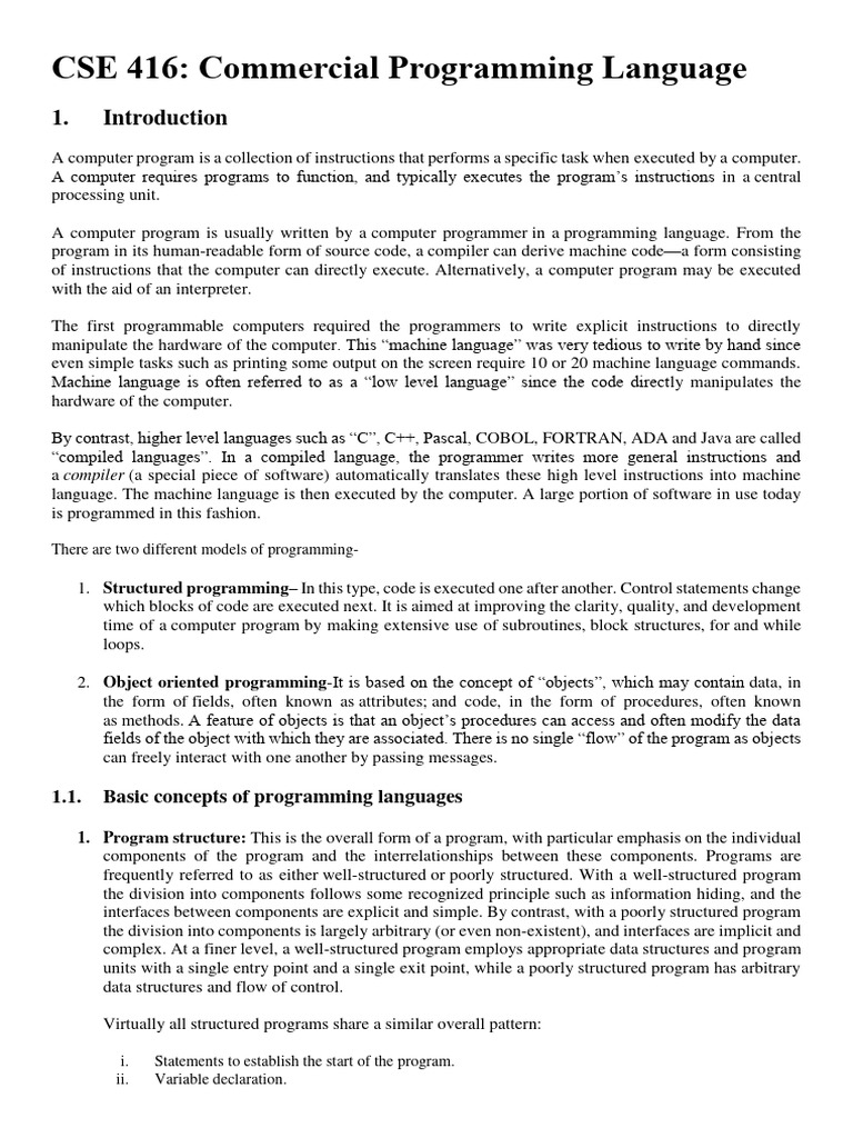 Basic Concepts of Programming Languages | PDF | Programming Language ... Basic Concepts of Programming Languages | PDF | Programming Language ...