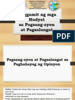 2.5 Pagsang-Ayon at Pagsalungat | PDF