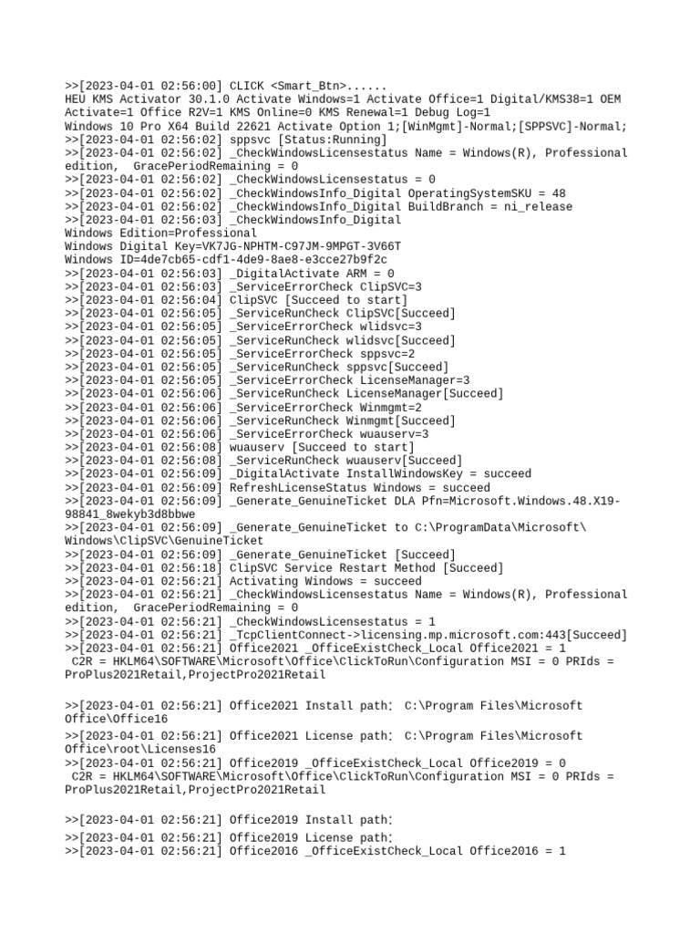 HEU3010 Debug | PDF | Microsoft Office | Microsoft Windows