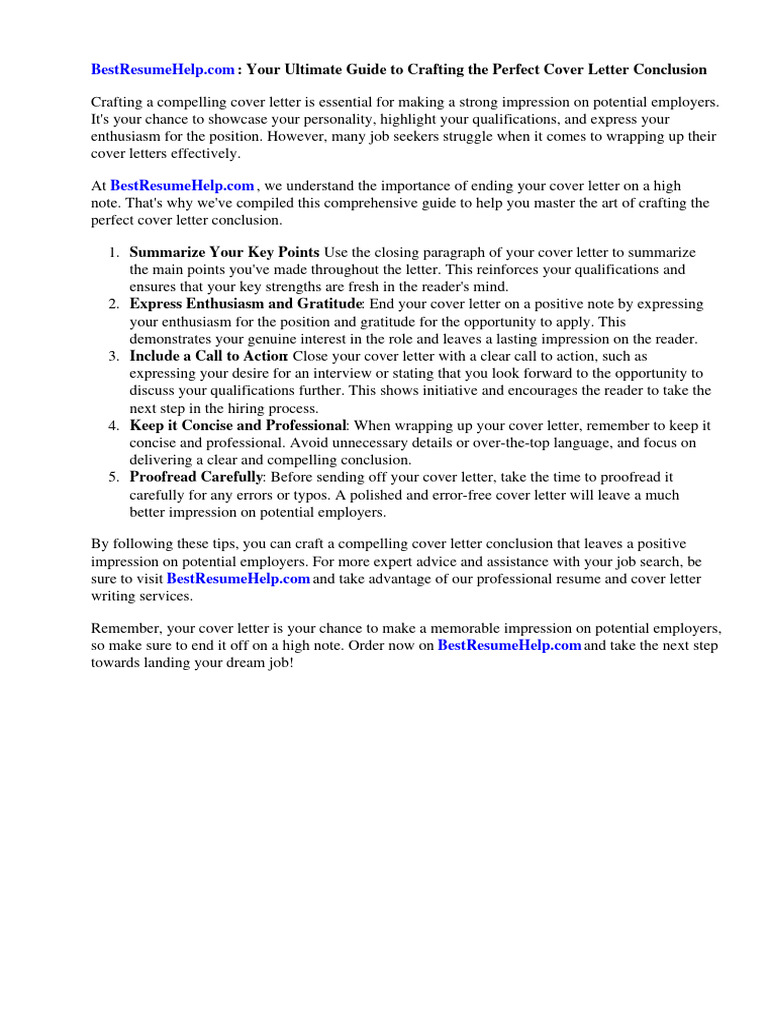 How To End Off A Cover Letter | PDF | Résumé | Http Cookie