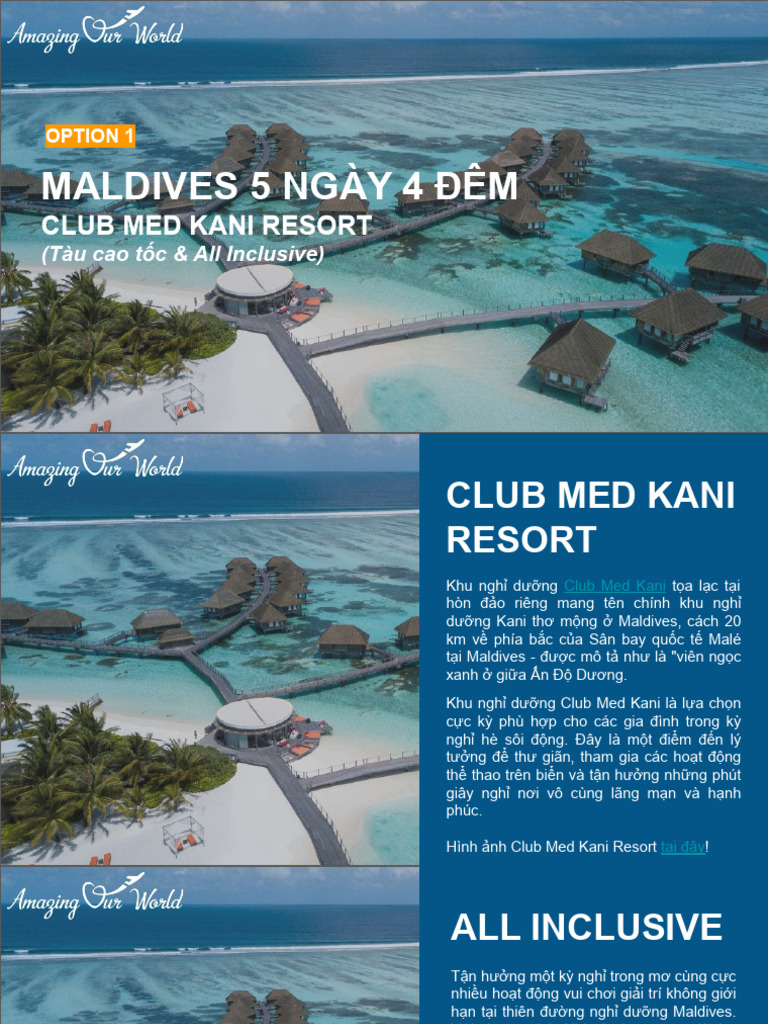 Ms. Sakura - Maldives 5N4Đ | PDF