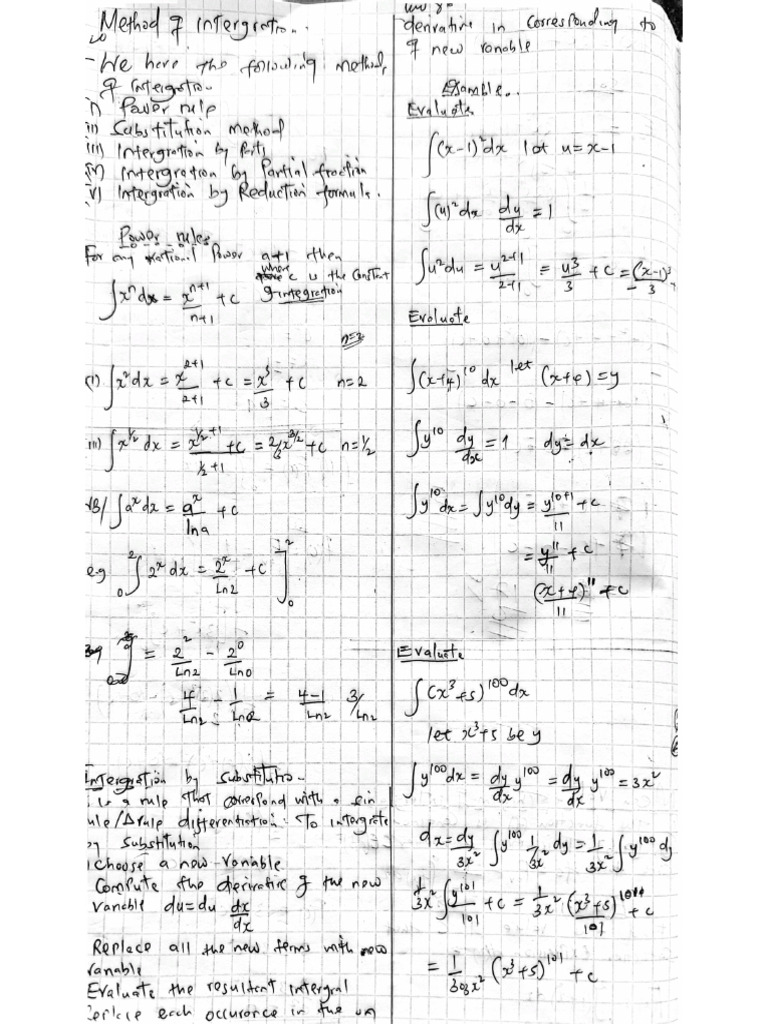 Math Integration | PDF