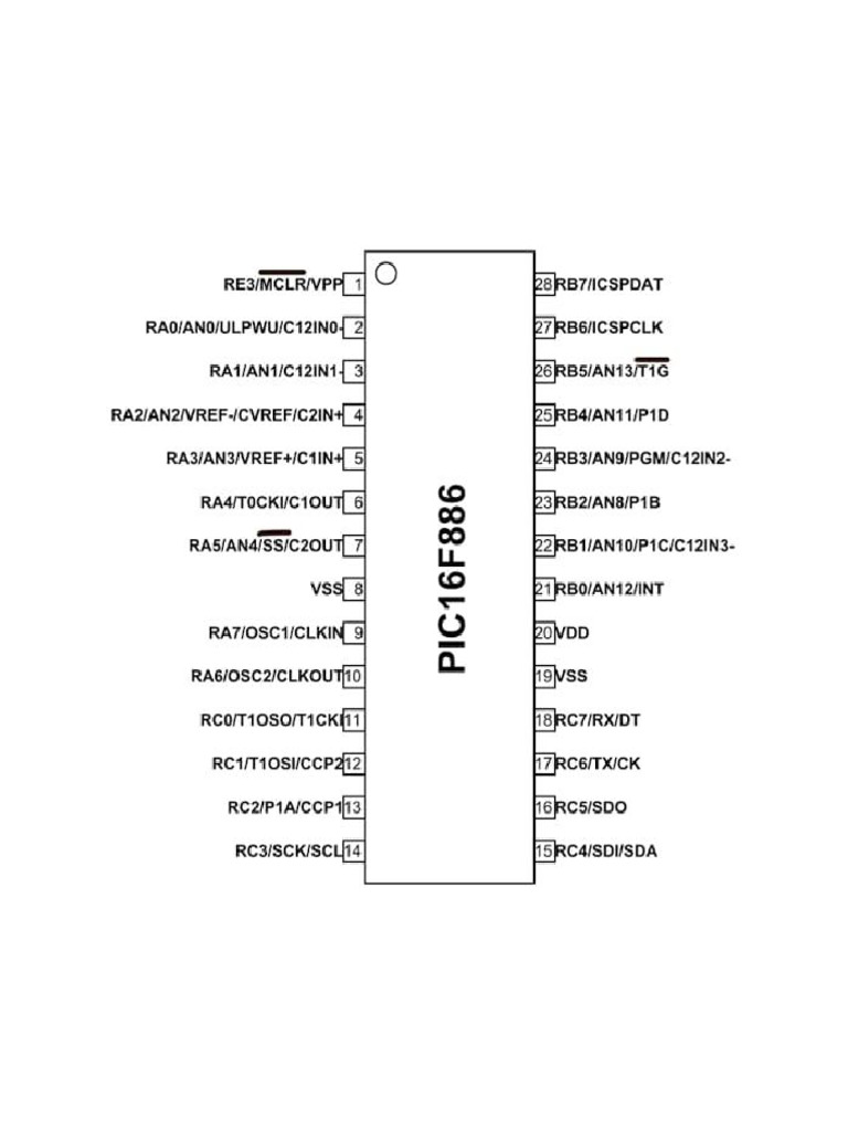 PIC16F886 | PDF