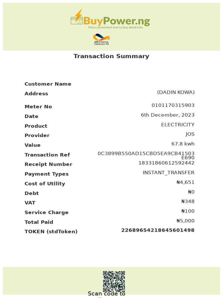 Transaction 170188706138 BuyPower | PDF