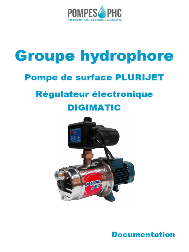 Fonctionnement des groupes hydrophores | PDF | Pompe | Robinet (plomberie)