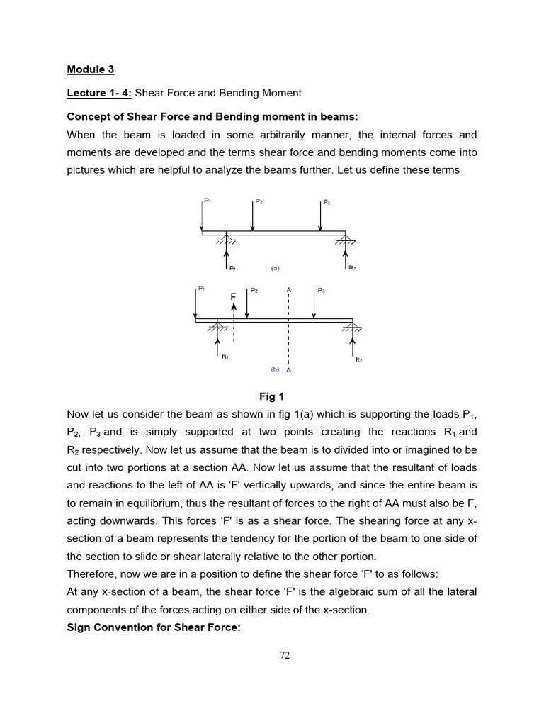 SFD and BMD | PDF | Bending | Beam (Structure)