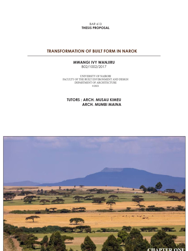 Chapter 1, 2, 3 Mwangi Ivy 22.10.2021 | PDF | Data