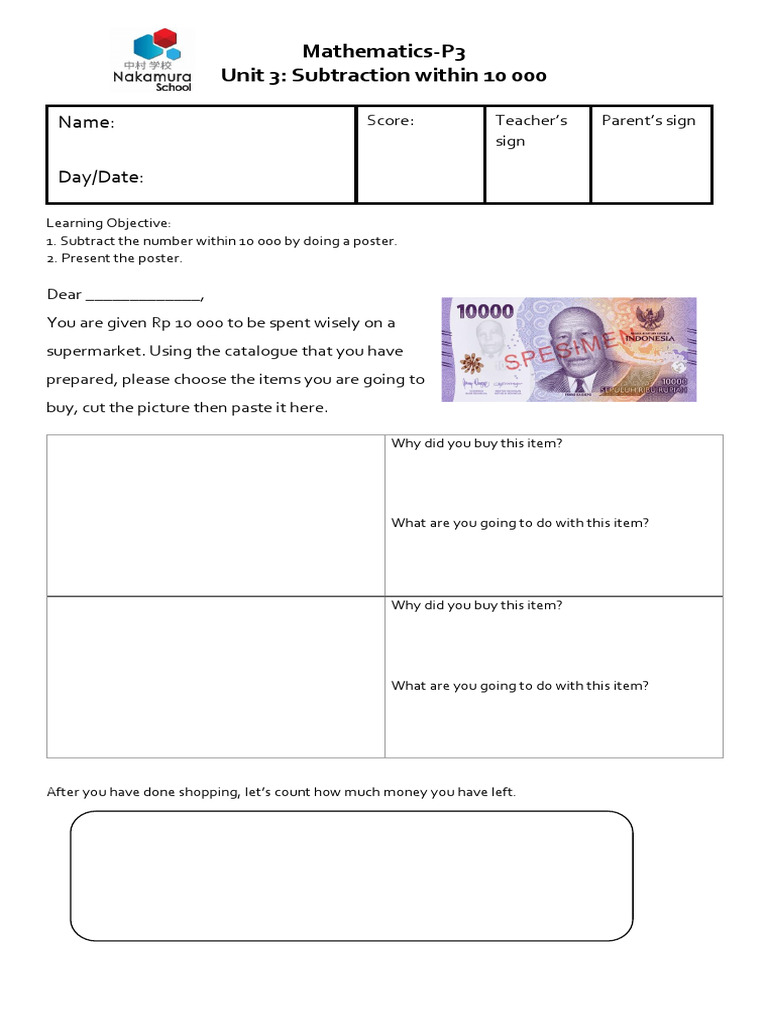 Math P3 Unit 3 | PDF