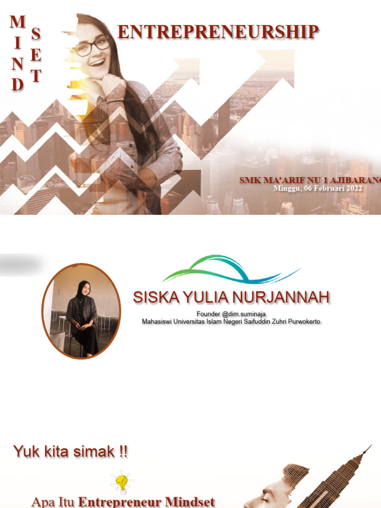 Entrepreneurship Mindset | PDF