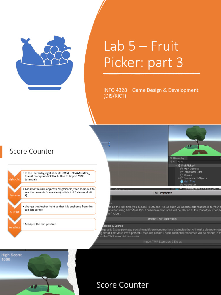 Lab 5 - Fruit Picker p3 - Updated | PDF | Software Engineering | Computer Science