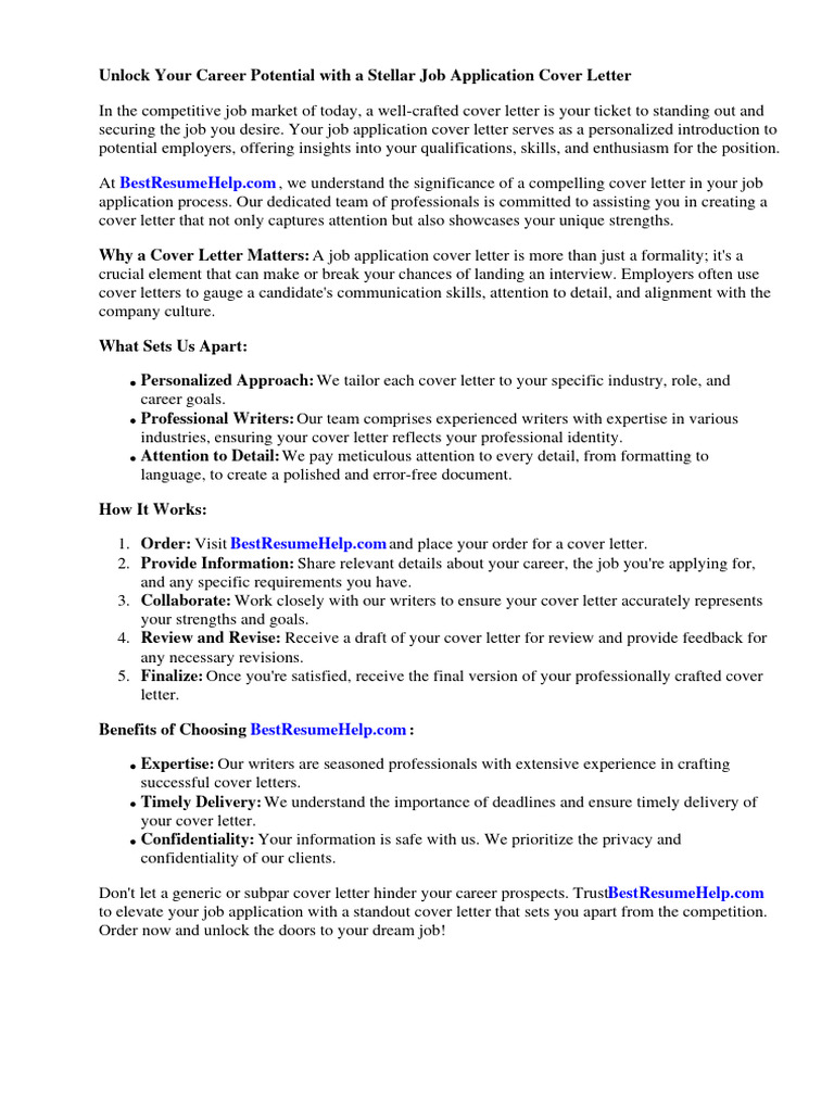 Sample Job Application Cover Letter by Email | PDF | Résumé | Employment