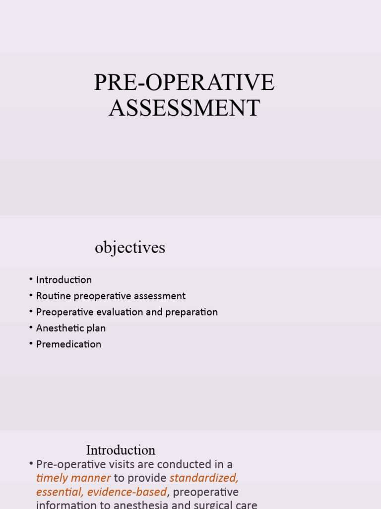 Pre Op | PDF | Anesthesia | Hypertension