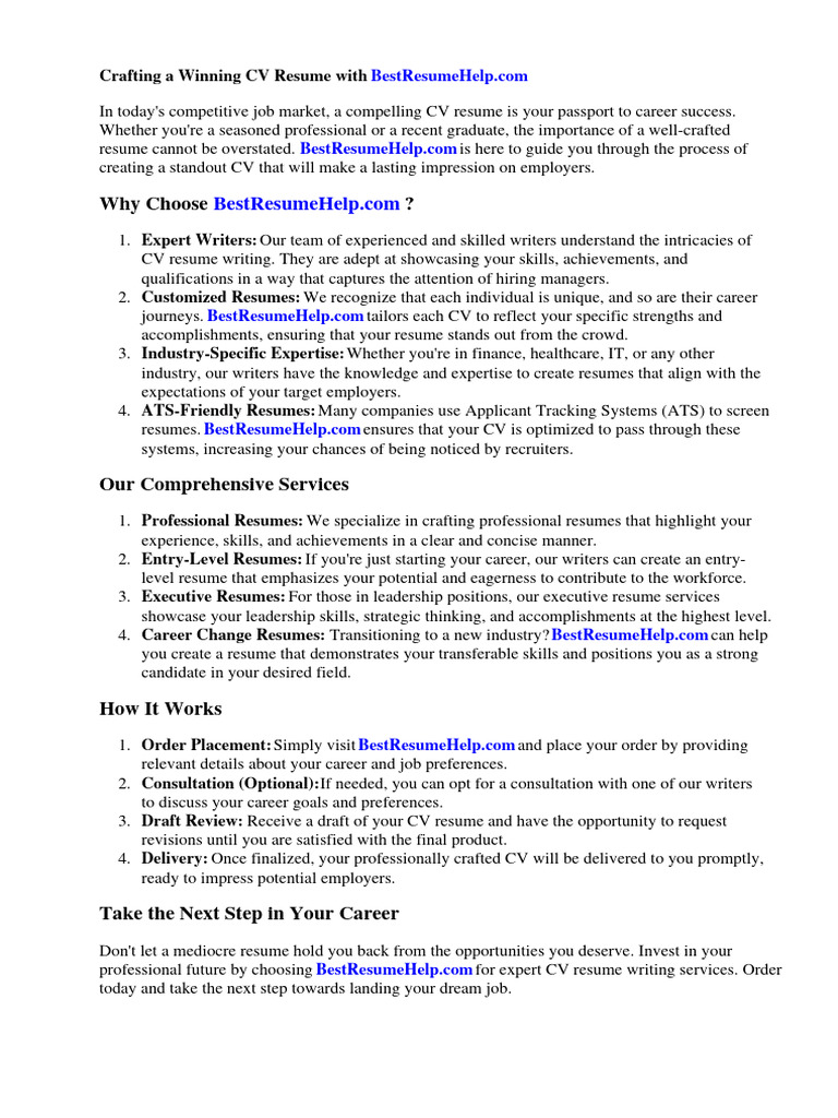 CV Resume | Download Free PDF | Résumé | Microsoft Word