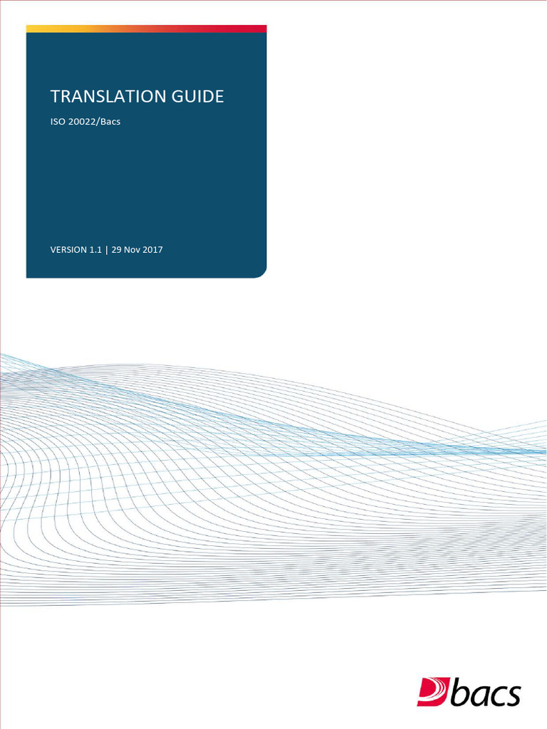 Iso 20022 Bacstranslationguide | PDF | Payment System | Debits And Credits