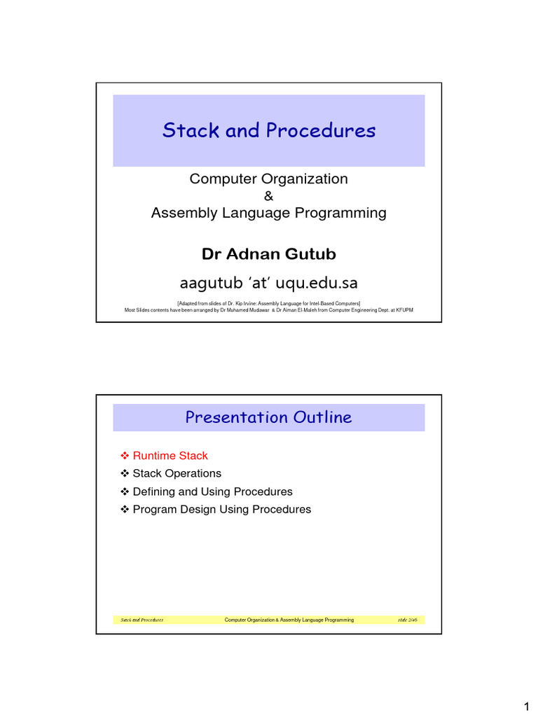 Chapter 7 P2 | Download Free PDF | Parameter (Computer Programming) | Assembly Language