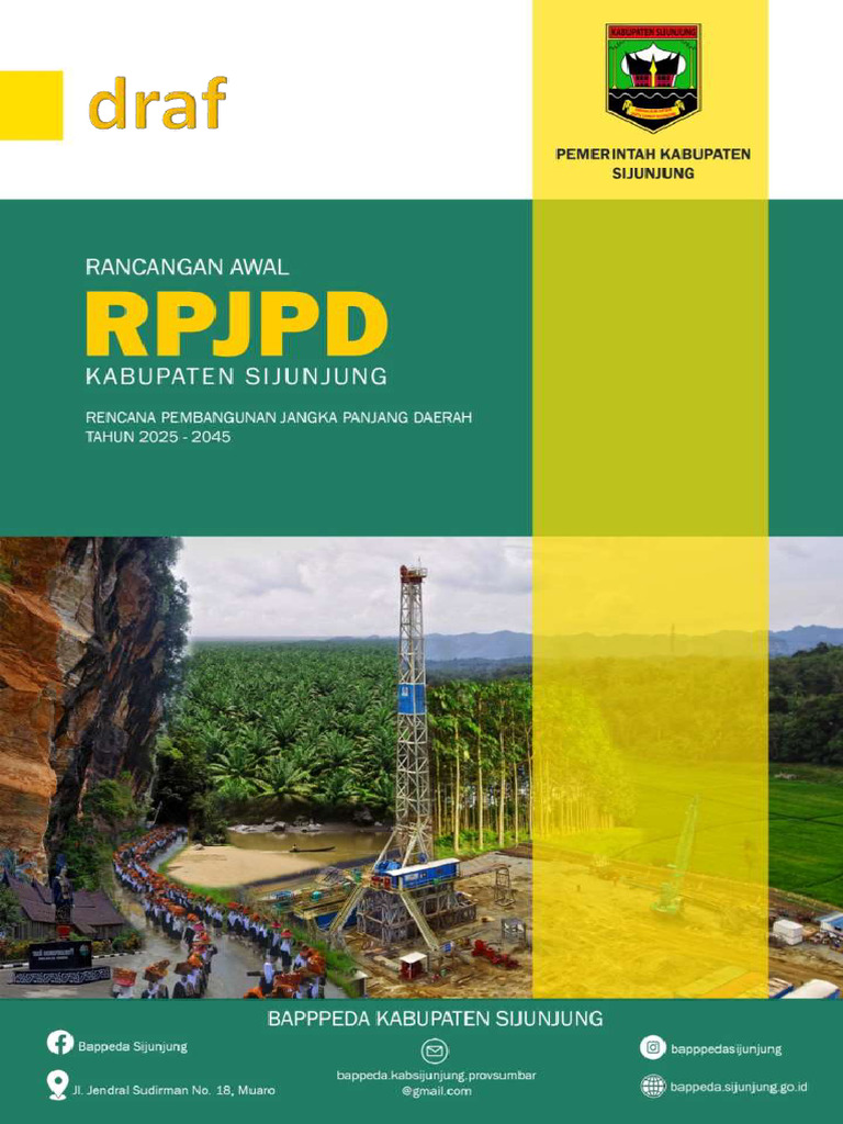Terbaru 29-11 - Draf Ranwal RPJPD Sijunjung 2025-2045 | PDF