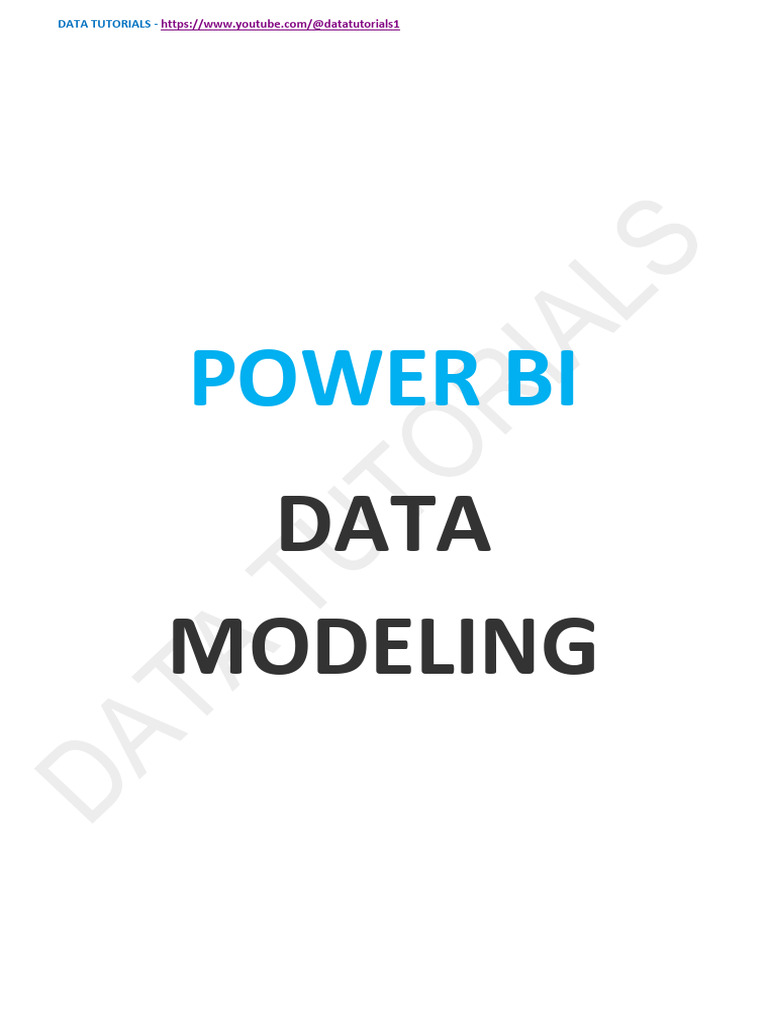 Data Modeling in Power BI | PDF | Cybernetics | Computing