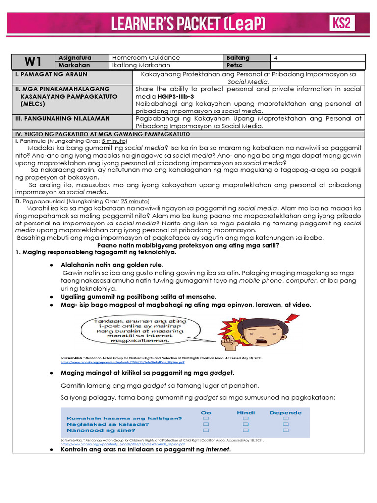 Q3 HGP 4 Week1 | PDF
